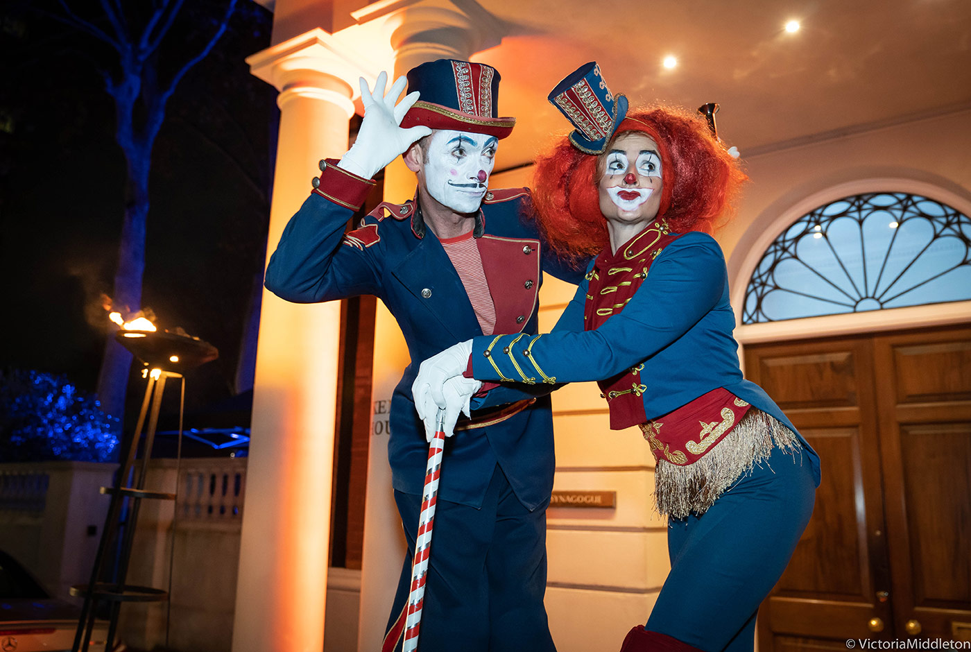 Vintage Circus Stilts - Cirque Pyromantic